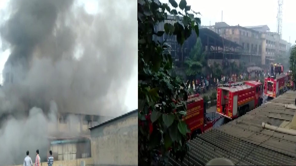 Fire breaks out in cloth factory at Surat, Gujarat News in Malayalam ...