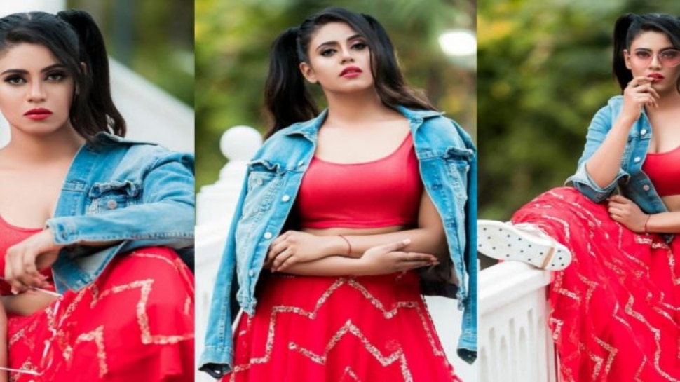 Iniya's new photoshoot goes viral on social media l ചുവപ്പിൽ തിളങ്ങി ...