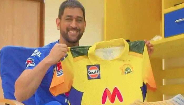 Tribute to Indian Army, CSK Captain MS Dhoni unveils new Jersey | IPL ...
