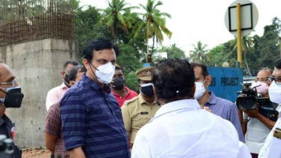 PWD Minister PA mohammed Riyas visited Kazhakootam Elevated highway ...