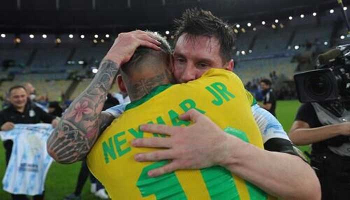 Copa America 2021 Final: Lionel Messi consoles friend Neymar after ...