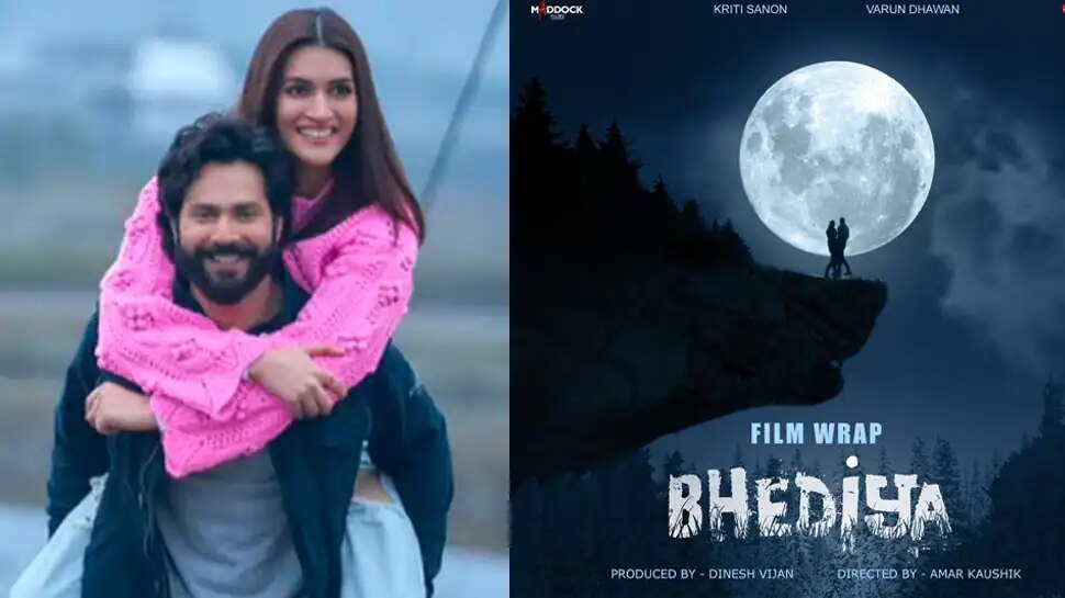 Kriti Sanon, Varun Dhawan announce Bhediya shoot wrap with new motion ... Kriti Sanon, Varun Dhawan announce Bhediya shoot wrap with new motion ...