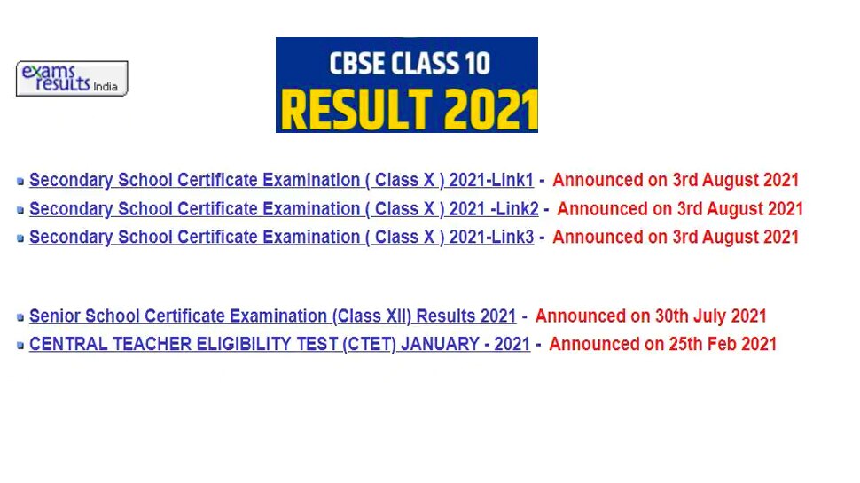 CBSE Class 10 Result 2021 declared 99.04 is wining percent ...