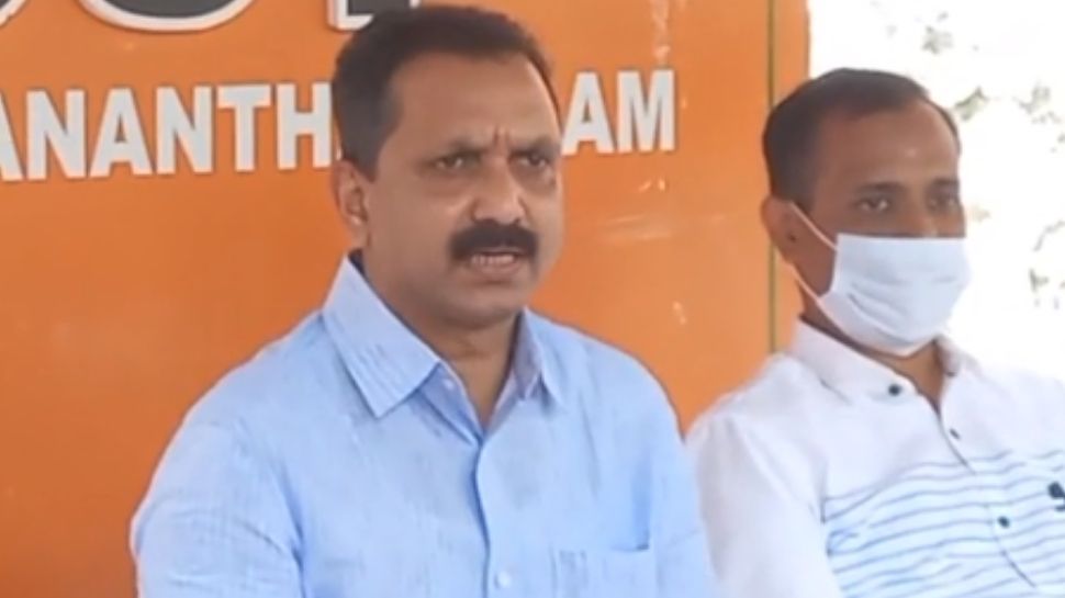 KG Marar Statue vandalisation police should take strict action says bjp ...