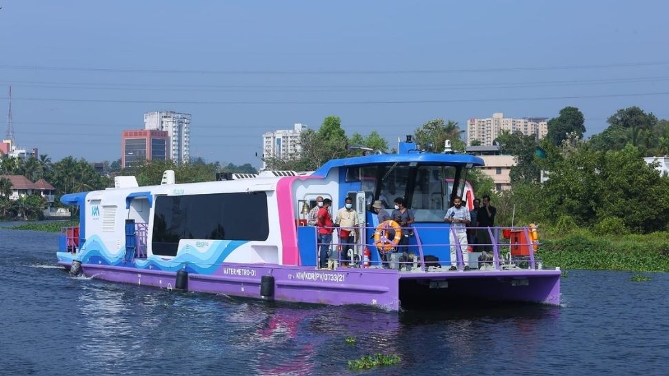 Kochi Water Metro You will get an amazing journery through kochin back ...
