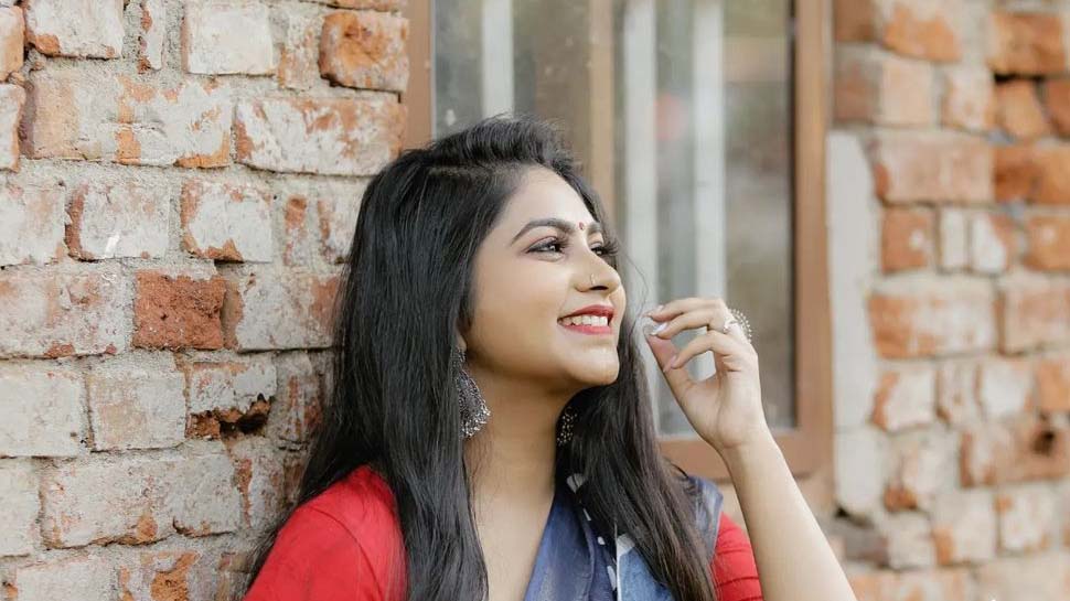 Ankhitha Vinod looking beautiful in saree| Ankhitha Vinod : സാരിയി ...