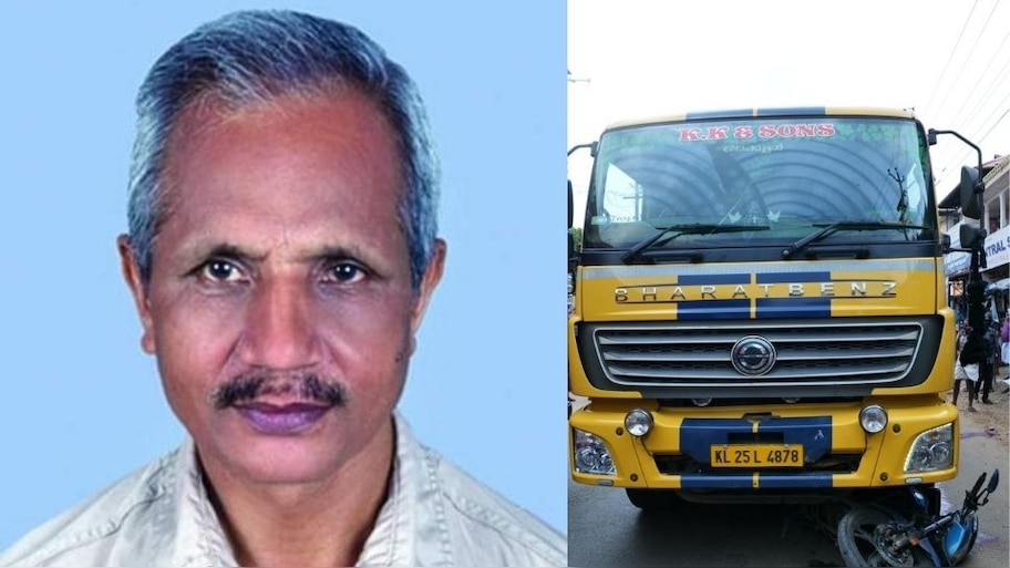 Shocking Accident in Kaduthuruthy Torres lorry collided with bike biker ...