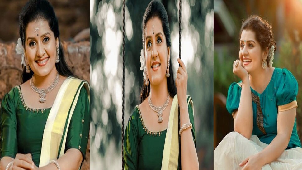 Sarayu Mohan Vishu special photoshoot goes viral on social media l വിഷു ...