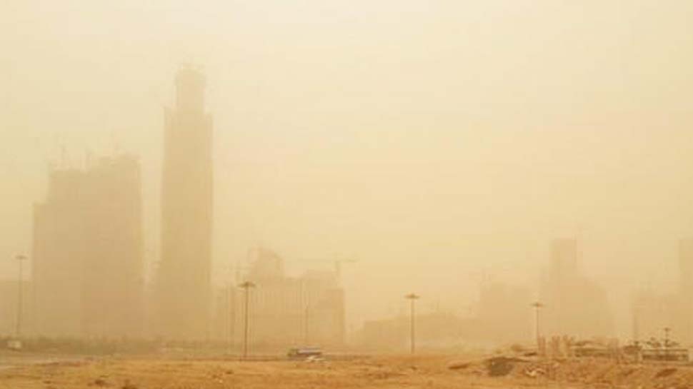 Duststorm warning again in saudi arabia from today residens should take ...