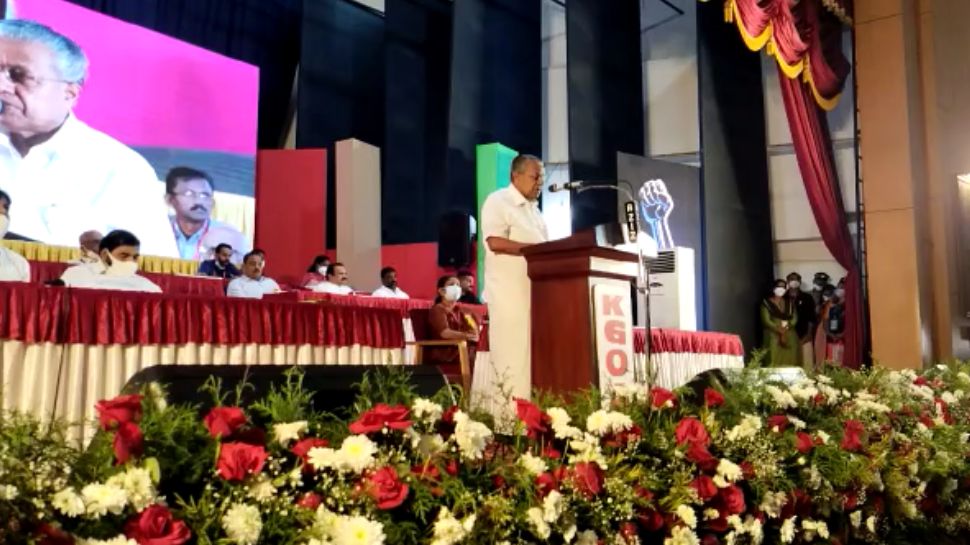 cm pinarayi vijayan's kottayam kgoa inaguration in high sequrity ...
