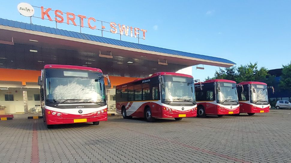 KSRTC Ekectric bus to start service in capital; 5 buses arrived in ...