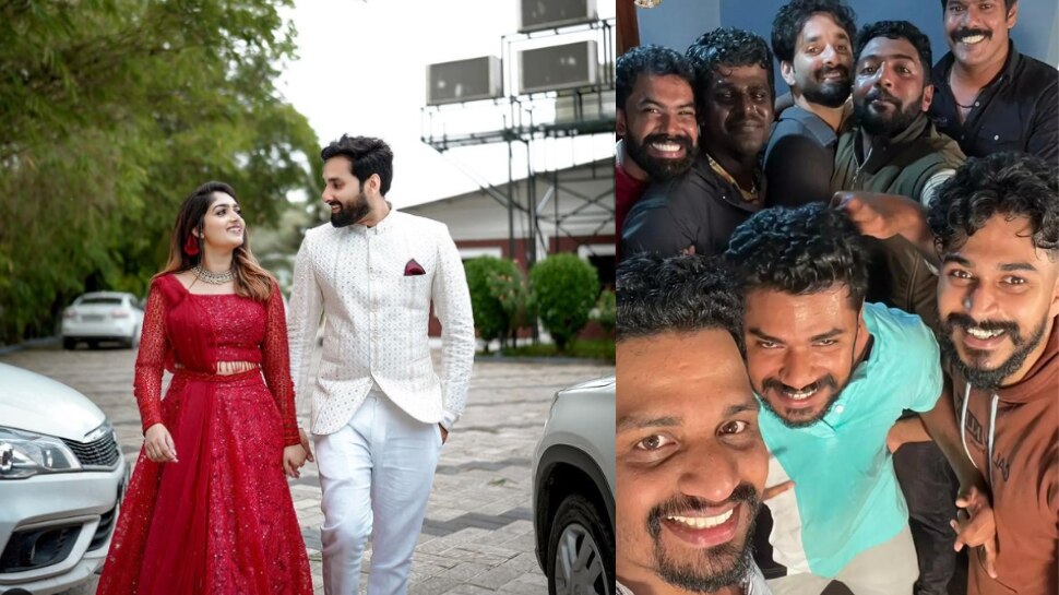 Kudumbavilakku serial fame noobin johnys bachelor party video goes ...