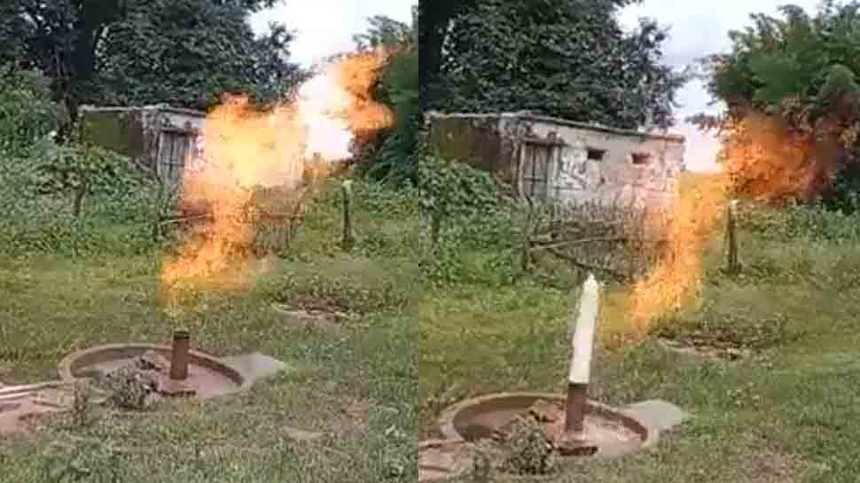 Viral Video Fire and Water Discharges From Hand Pump Netizen Get ...