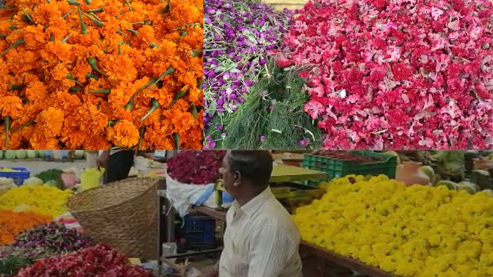 Onam 2022 Coimbatore flower market traders who were waiting for Onam ...