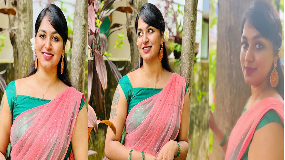 Serial actress Rini raj cute look in half saree goes viral on social ...