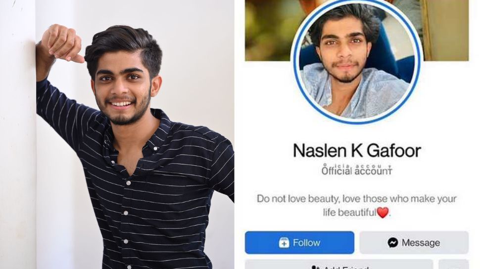 actor Naslen k Gafoor on fake facebook account comment against prime ...