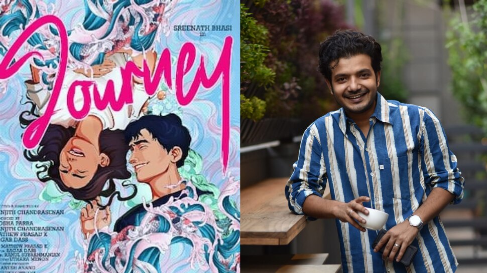 Sreenath Bhasi movie journey first look poster released | ശ്രീനാഥ് ...