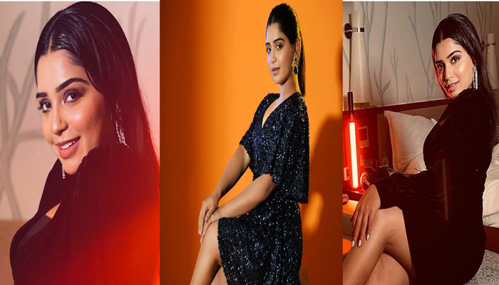 Gouri G Kishan stunning look in black dress in filmfare wards, photos ...