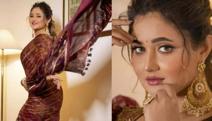 Rashami Desai looks elegant in Saree gives festive vibes Actress look ...