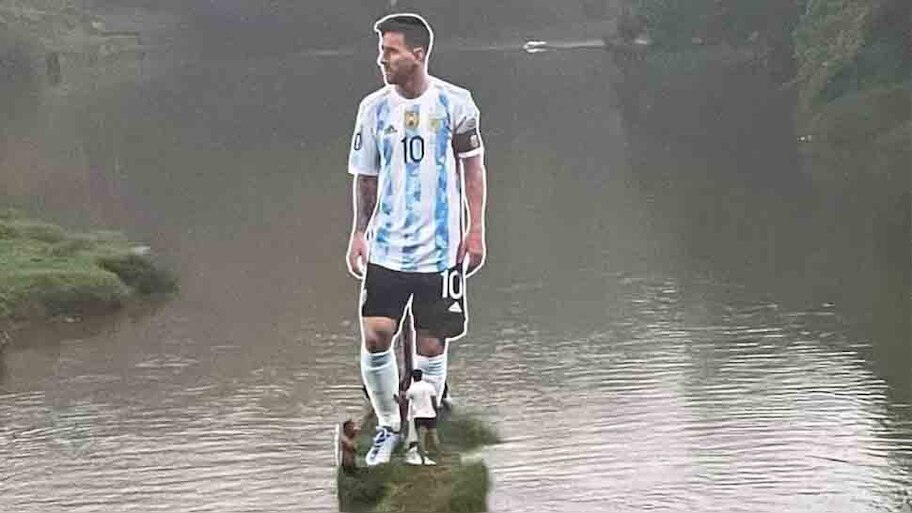 FIFA World Cup 2022 Kerala Argentina Fans Built Huge Cutout for Super ...