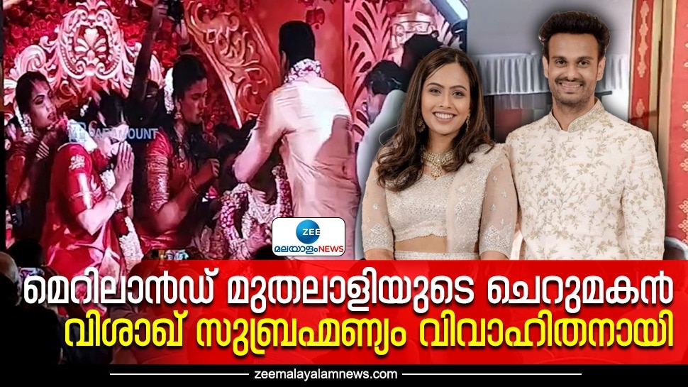 Film Producer Visakh Subramaniam got married film stars participated in ...