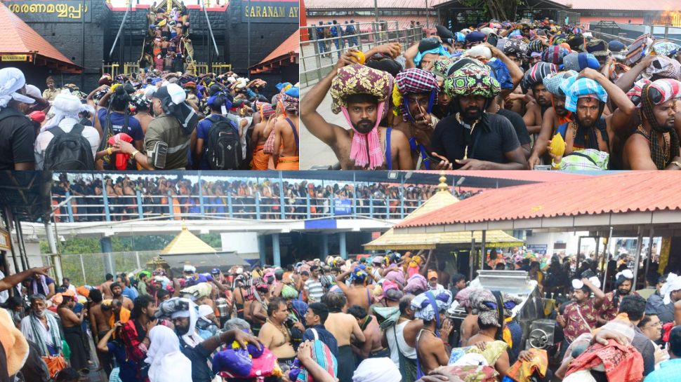 Sabarimala Pilgrims cross around two and half lakh in six days from ...