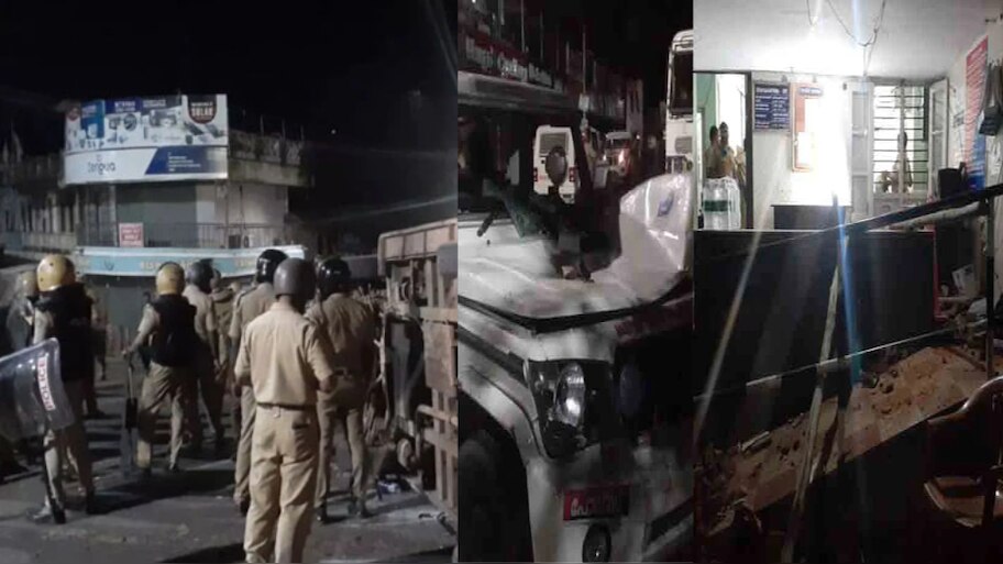 Vizhinjam police station attack: വിഴിഞ്ഞം പോലീസ് സ്റ്റേഷൻ സംഘർഷം ...