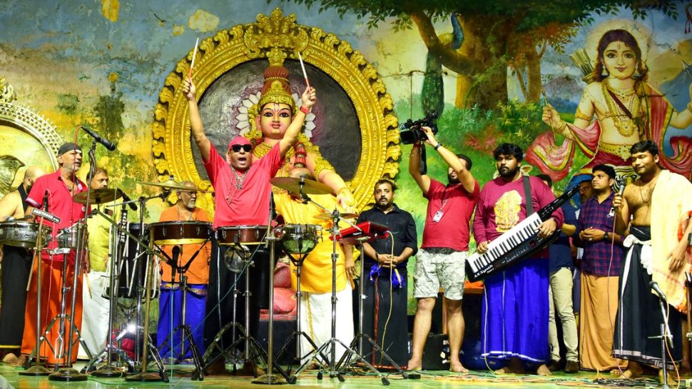 Shivamani Ayyappa has performed his magical music again in Sabarimala ...