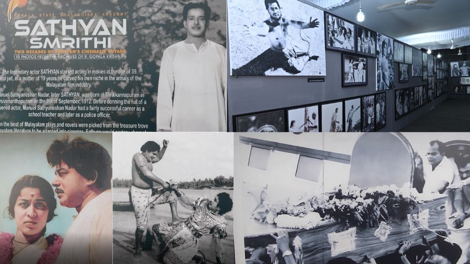 Indian film actor Sathyan photo exhibition IFFK 2022 International Film ...