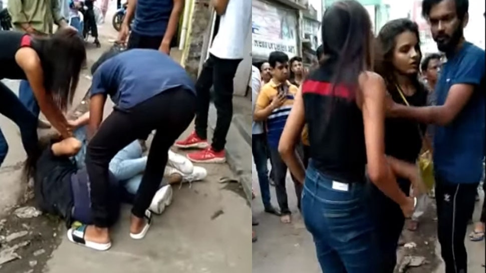 Viral Video Girl friends boy friend fighting video viral video of 2 ...