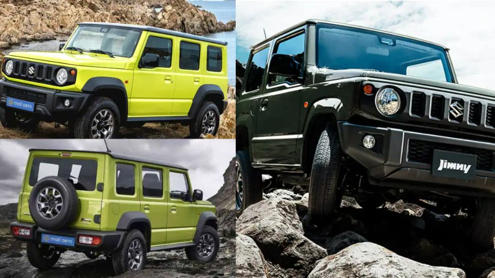 Maruti Suzuki Jimny Five Door Revealed World Premiere On Jan 13 At Auto ...