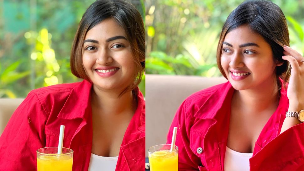 Serial fame Shalin Soya in her Red Lovely Look | ചുവപ്പിൽ ബോൾഡായി ശാലി ...
