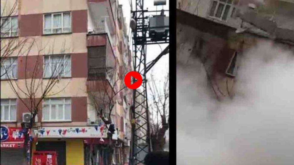 Massive Earthquake Footage Shows Turkeys Buildings Collapsing Watch