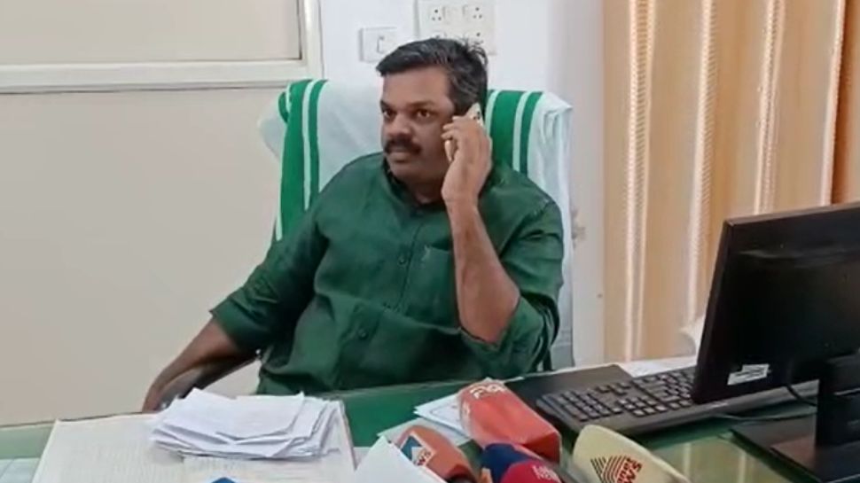 Konni Taluk Office Controversy KU Jenish Kumar MLA Abuses ADM in Phone Call Audio Clip Leaked ...