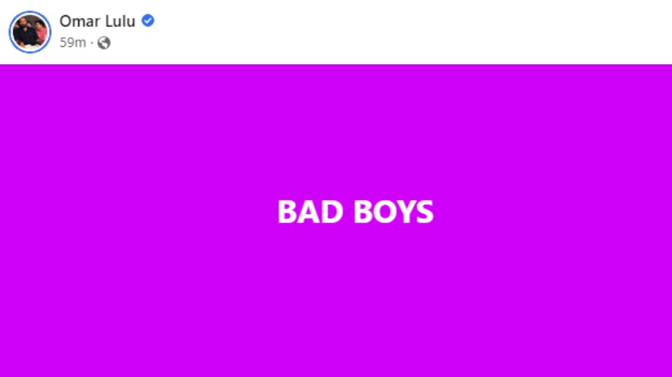 Omar Lulu's new movie name as Bad Boys title announced through facebook ...