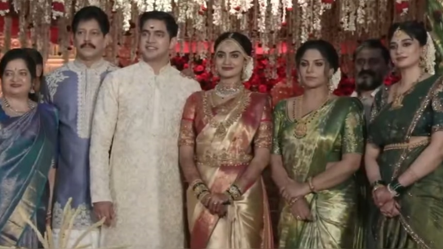 Asha sharaths daughter uthara sharath got married in kochi today ...