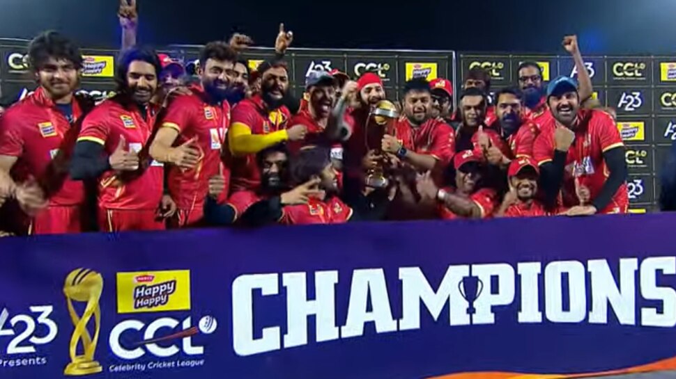 CCL 2023 final team telugu warriors won title against bhojpuri dabanggs telugu team captain ...