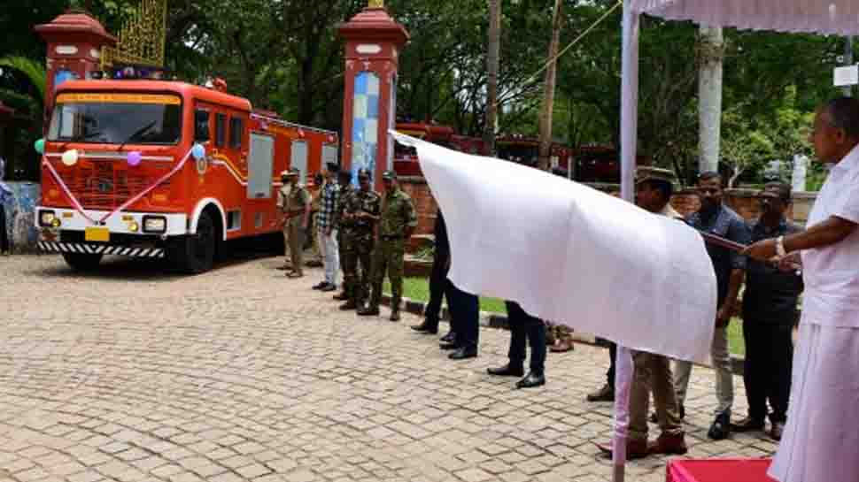 Kerala Fire Force New 66 Vehicles Flagged Off CM Pinarayi Vijayan ...
