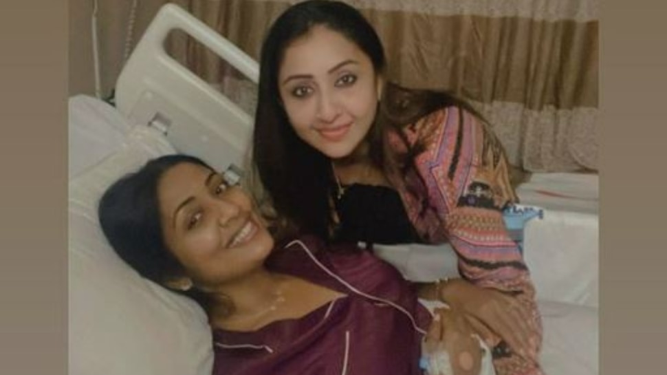 Actress Navya Nair hospitalized actress nitya das visited navya in hospital | Actress Navya Nair ...