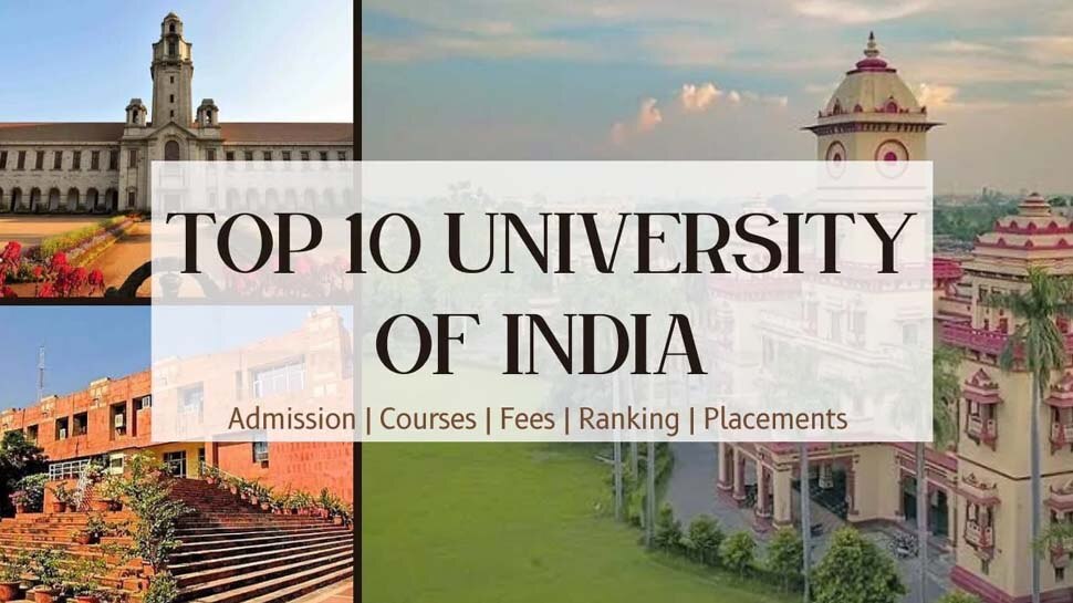 Top 10 Universities in India 2023 as per NIRF released Ranking list ...