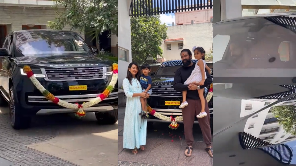 Yash new car| KGF star Yash welcomes luxurious Range Rover SUV with his ...