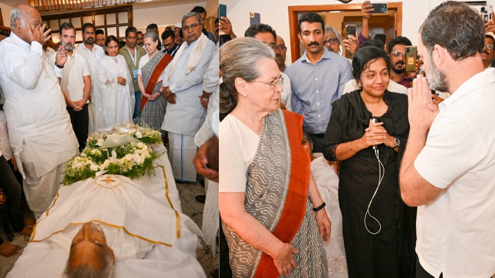 Oommen Chandy demise national leaders including sonia gandhi rahul ...