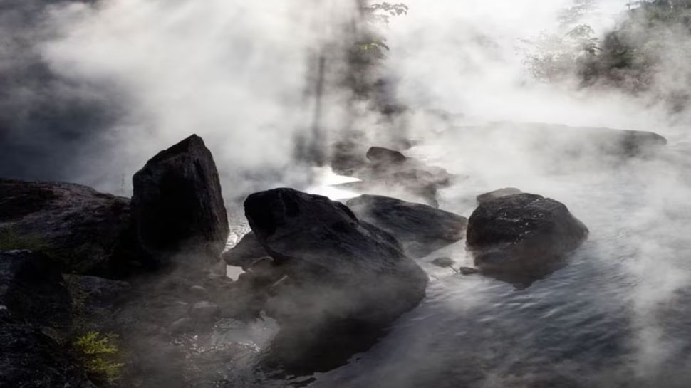 One and Only Hot Water River in the World flowing through the Amazon ...