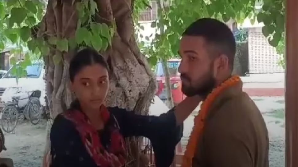 Chacha bhatiji get married in presence of family in Uttarpradesh goes ...