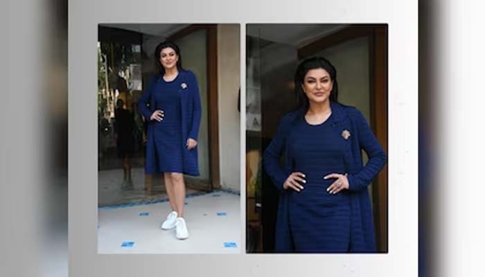 1994 Miss Universe Sushmita Sen looks stunning in Blue outfit, watch ...