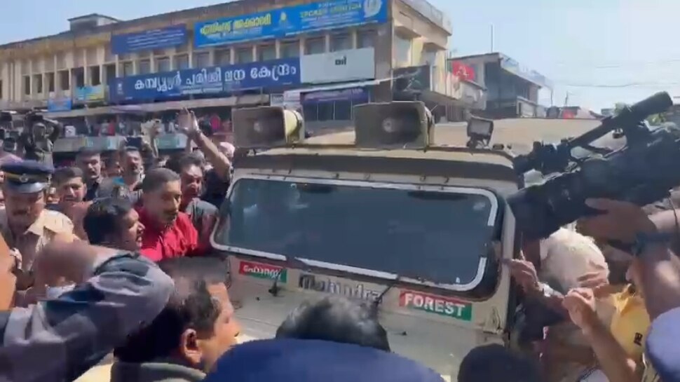 Wild elephant attack Protest against Forest department in Wayanad ...