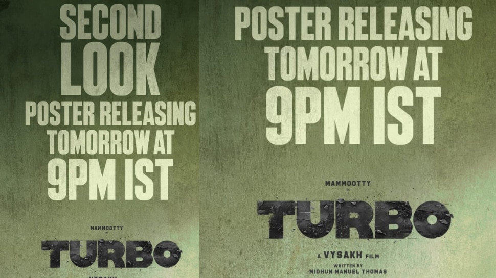 Turbo Movie|Mammootty starring movie turbo second look poster tomarrow ...
