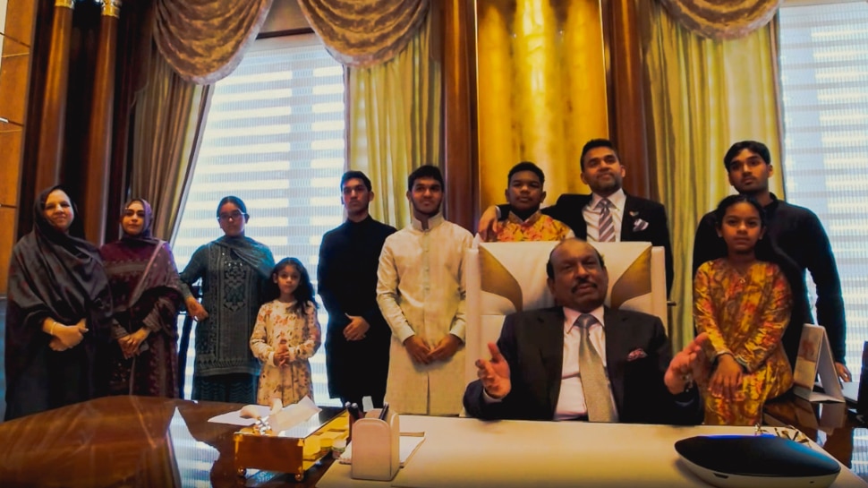 M A Yusuf Ali| MA Yousafali and family had a heartwarming meeting with the child heroes on Eid ...