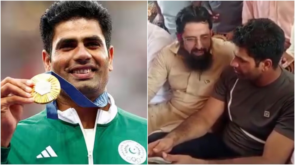 Pakistan's Olympic gold medalist Arshad Nadeem spotted with terrorist ...