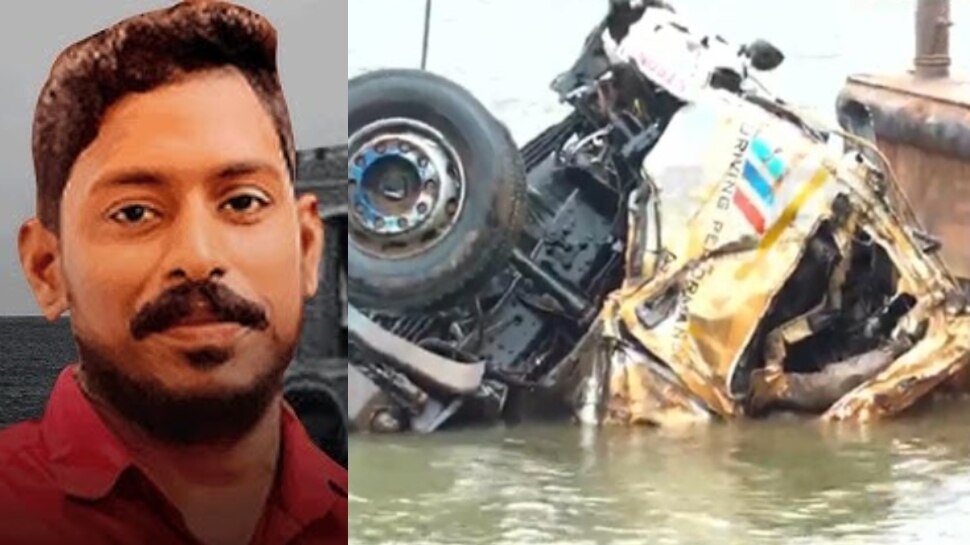 karnataka ankola shirur landslide dead body taken from arjuns lorry ...